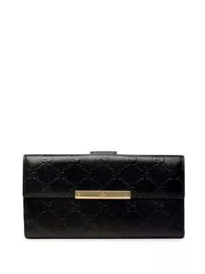Gucci 2000-2015 Guccissima Continental Wallet Long Wallets