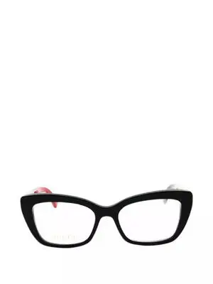 Gucci Cat-eye-frame Glasses - Black