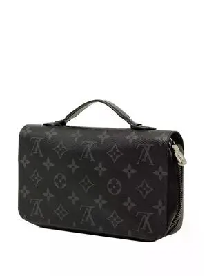 LOUIS VUITTON 2010-2026 Monogram Eclipse Zippy Xl Wallet Long Wallets - Black