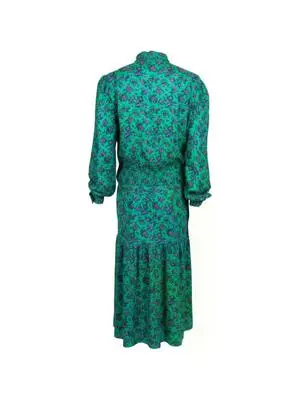 LANVIN 1975 Pussy-bow Midi Dress