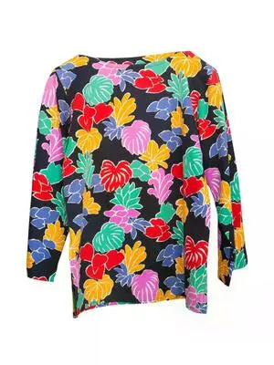 Saint Laurent 1970s Floral-print Top