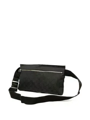 Gucci 2000-2015 Gg Canvas Double Pocket Belt Bag