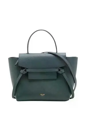 Celine 2000-2026 Micro Grained Calfskin Belt Bag Satchel