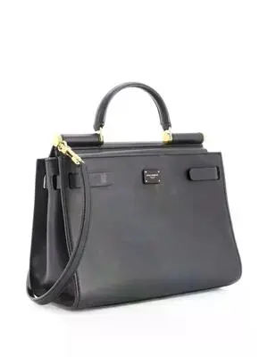 Dolce & Gabbana Sicily 62 Bag Leather Medium Satchel