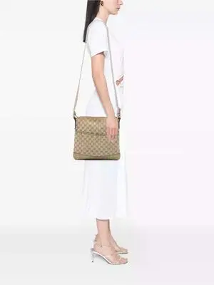 Gucci 2016-2026 Gg Canvas Web Crossbody Bag