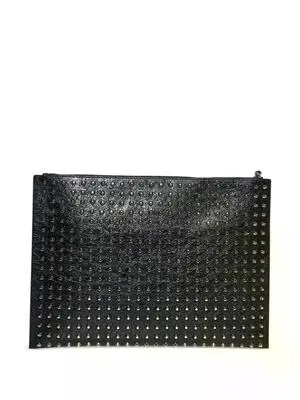 John Richmond Studded Clutch Bag