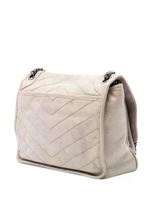 Saint Laurent 2018 Medium Crinkled Calfskin Niki Shoulder Bag