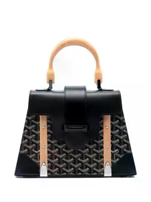Goyard 2017 Goyardine Saigon Structured Pm Satchel