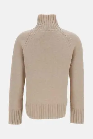 Max Mara Maglia Boxy Dolcevita In Lana E Cashmere