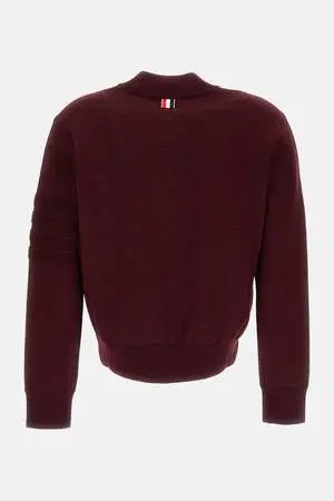 Thom Browne Bomber 4-bar In Maglia Milano E Ottoman