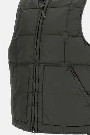 Filson Heritage Cotton Padded Gilet - Verde