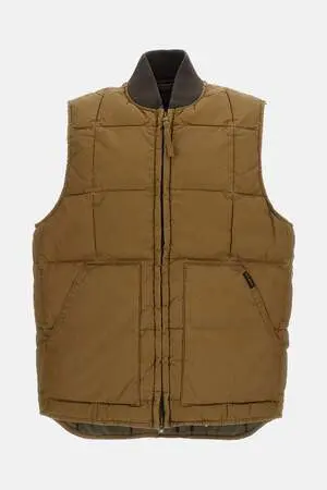Filson Gilet Heritage In Cotone Con Imbottitura In Piumino - Brown