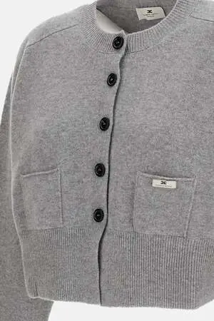 Elisabetta Franchi Cardigan Corto Con Bottoni