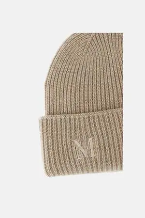 Max Mara Berretto In Cashmere A Coste