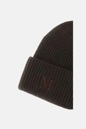 Max Mara Berretto In Cashmere A Coste