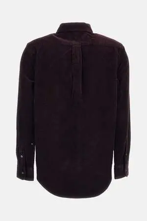 Polo Ralph Lauren Camicia In Velluto Di Cotone - Red