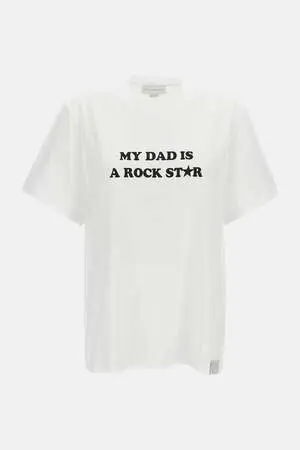 Stella McCartney Maglietta 'my Dad Is A Rockstar - Bianco
