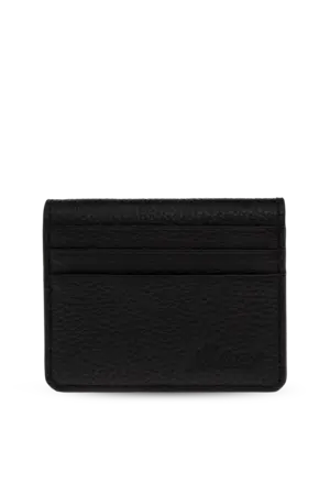 Brioni Leather Card Holder - Black