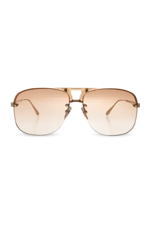 Linda Farrow Skye’ Sunglasses - Brown