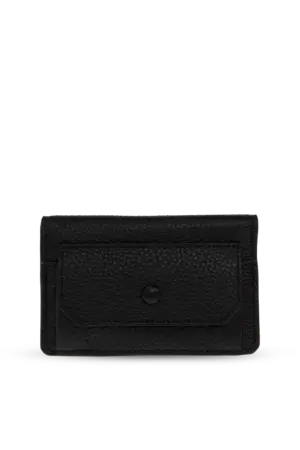 Brioni Leather Card Holder - Black