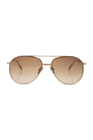 Linda Farrow Meret’ Sunglasses - Gold