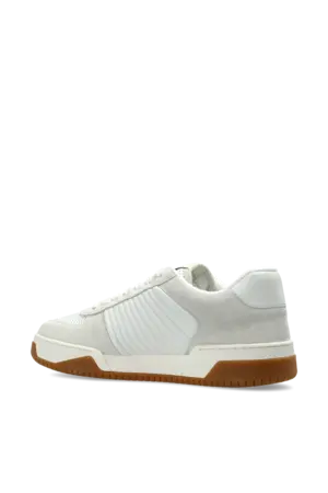 Valentino Garavani Leather And Suede Lace-up Sneakers