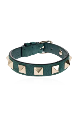 Valentino Garavani Suede Bracelet With Studs