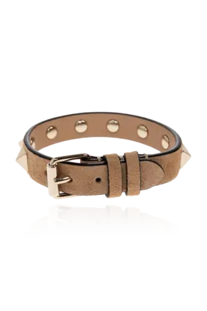 Valentino Garavani Suede Bracelet With Studs
