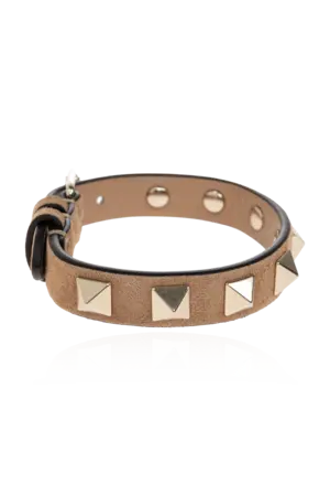Valentino Garavani Suede Bracelet With Studs