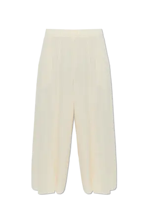 Issey Miyake Wide-leg Pleated Trousers