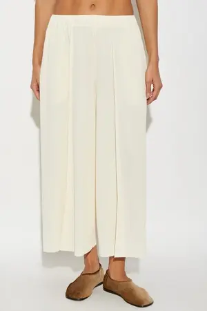 Issey Miyake Wide-leg Pleated Trousers