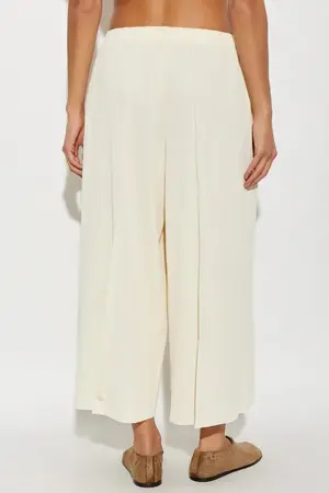 Issey Miyake Wide-leg Pleated Trousers