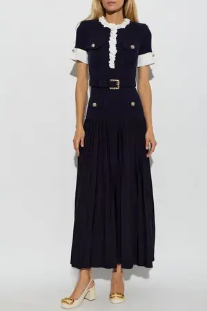 SELF-PORTRAIT Knit Dress With Embellishment