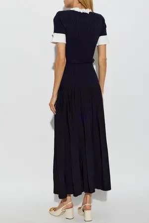 SELF-PORTRAIT Knit Dress With Embellishment