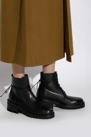 Marsèll Calzone Lace-up Leather Ankle Boots
