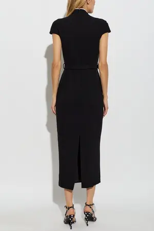 SELF-PORTRAIT Wool Dress With Embellishment