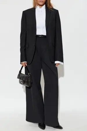 TOM FORD Striped Cotton Shirt With Contrasting Panel