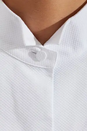TOM FORD Striped Cotton Shirt With Contrasting Panel
