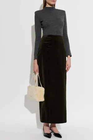 JIL SANDER Leather Wedge Shoes