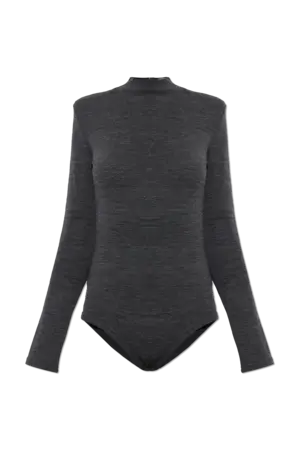 JIL SANDER Wool Bodysuit With Long Sleeves