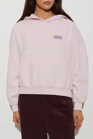 American Vintage Oversized Logo Hoodie