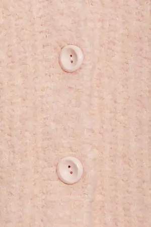 American Vintage Sleeveless V-neck Knit Vest - Pink