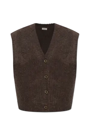 American Vintage Buttoned Vest - Brown