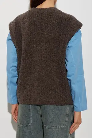 American Vintage Buttoned Vest - Brown