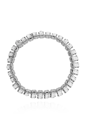 JIL SANDER Bracelet With Crystals - Silver