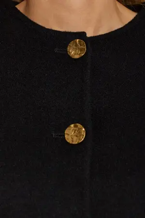 ARMA Lorena' Wool Jacket With Hammered Gold Buttons