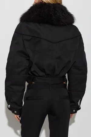 Dsquared2 Jacket With A Fur Collar