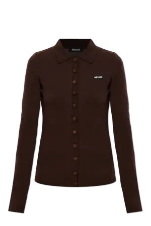 ROTATE BY BIRGER CHRISTENSEN Wool Cardigan - Brown