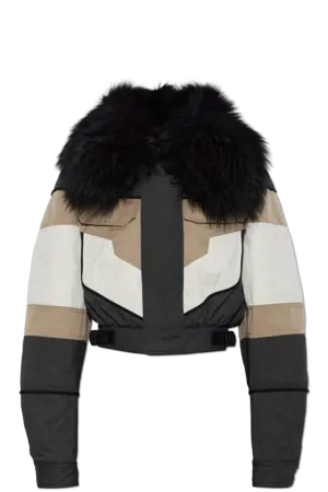 Dsquared2 Jacket Made Of Mixed Materials - Multicolour
