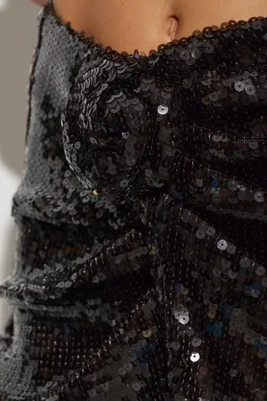 ROTATE BY BIRGER CHRISTENSEN Sequin Skirt